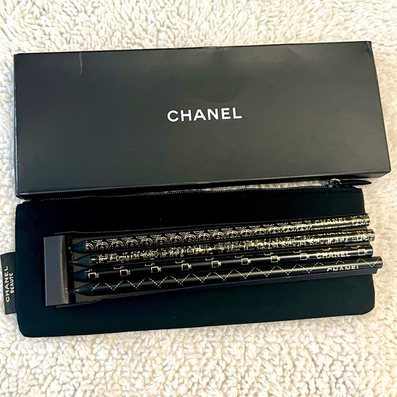 CHANEL | Office | Chanel Pencils Pouch | Poshmark